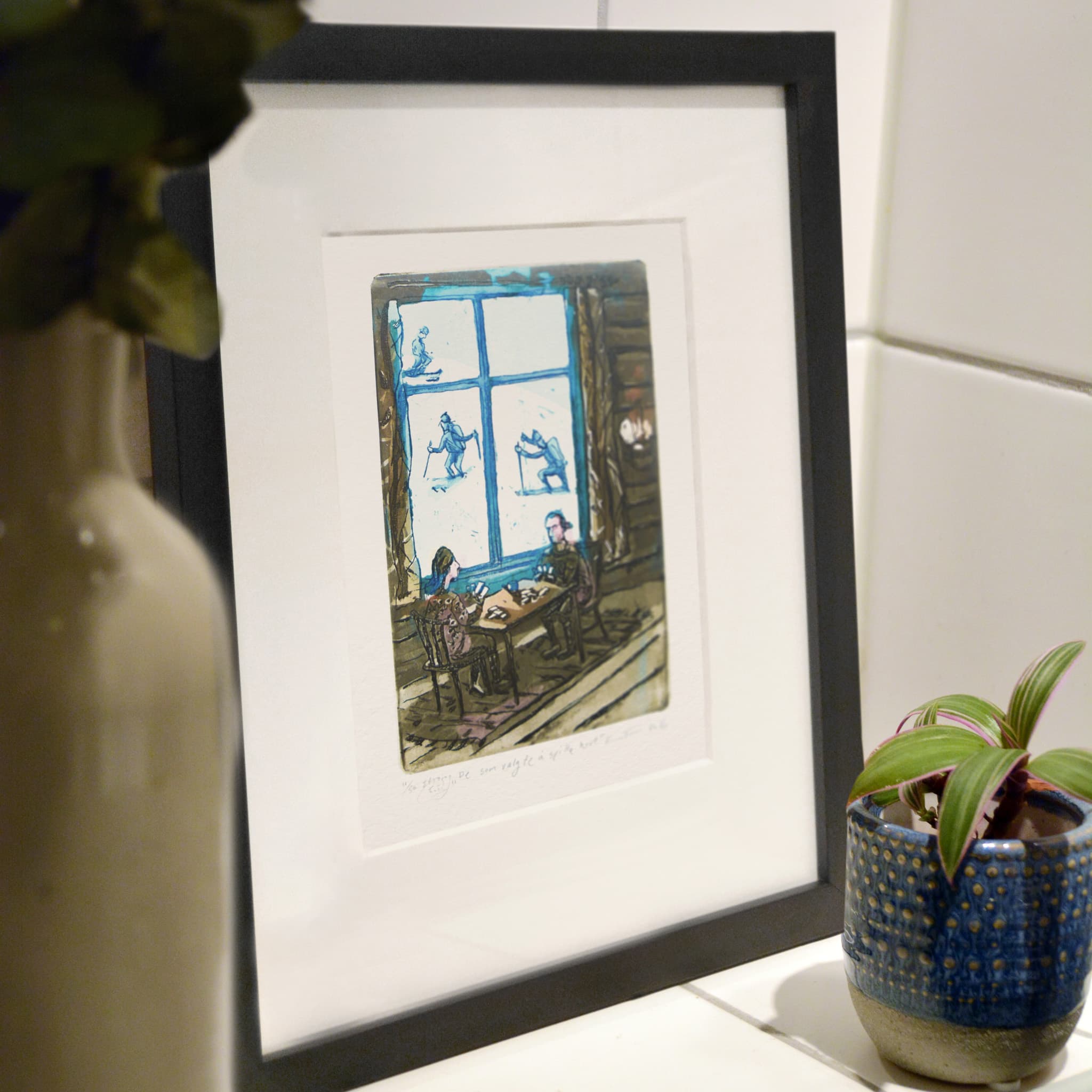 De som valgte å spille kort – Kristian Finborud – 2016 – Finborud Galleri