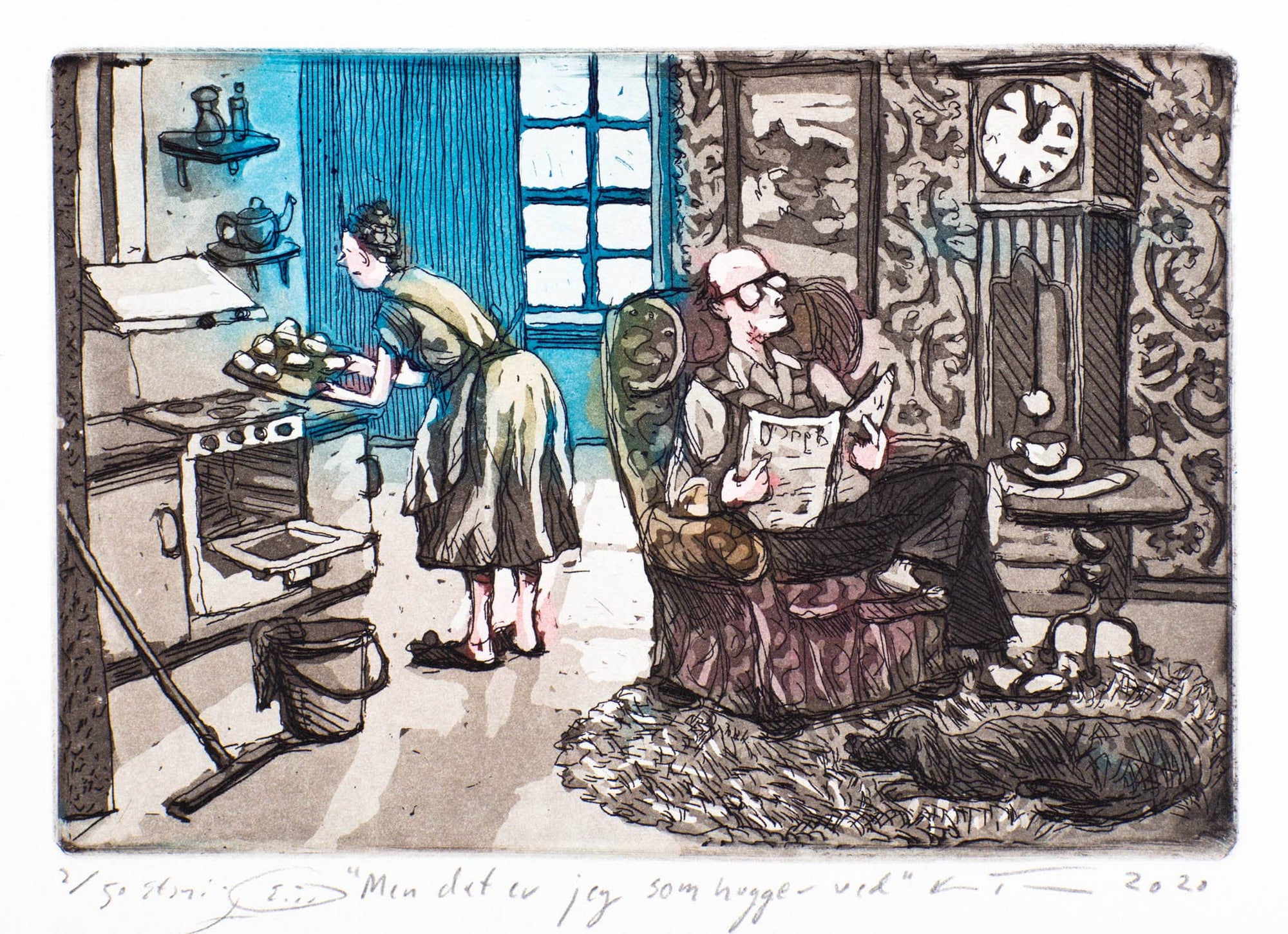 Men det er jeg som hugger ved – Kristian Finborud – 2020 – Finborud Galleri